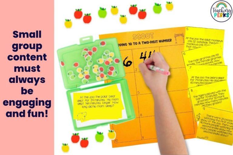 Teaching the Multiples of Ten in Small Groups - Teaching Perks