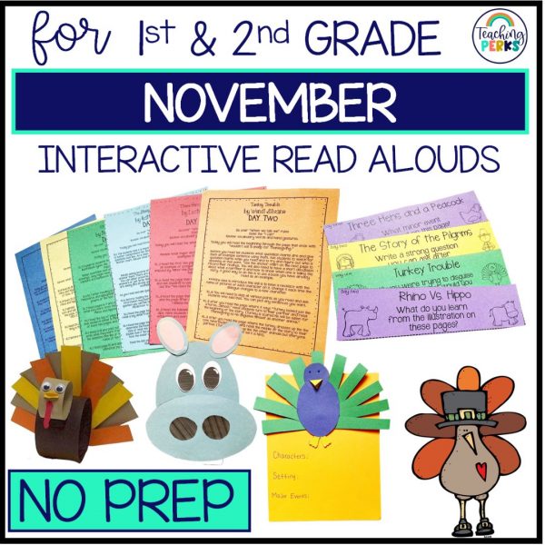 Interactive Read Aloud Lesson Plans For First Second Grade November Interactive Read Aloud Lesson Plans For First Second Grade November