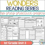 Wonders 1st Grade Worksheets Unit 3 No Prep Practice Pack w/ Games ...